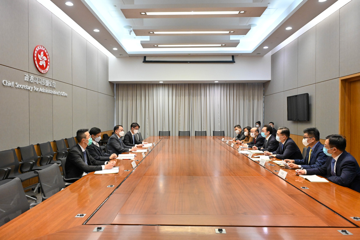陳國基晤天津市副市長 歡迎天津人才來港發展 港聞 點新聞