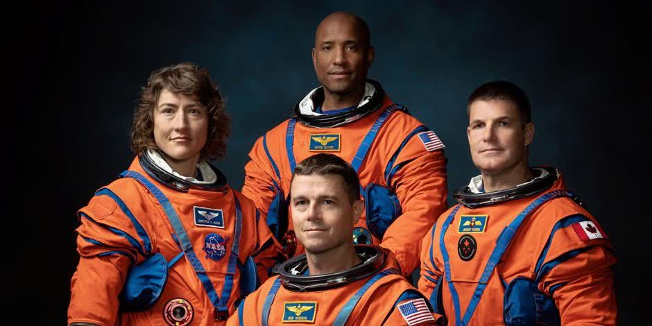 NASA unveils 4-member crew for historic Artemis II moon mission