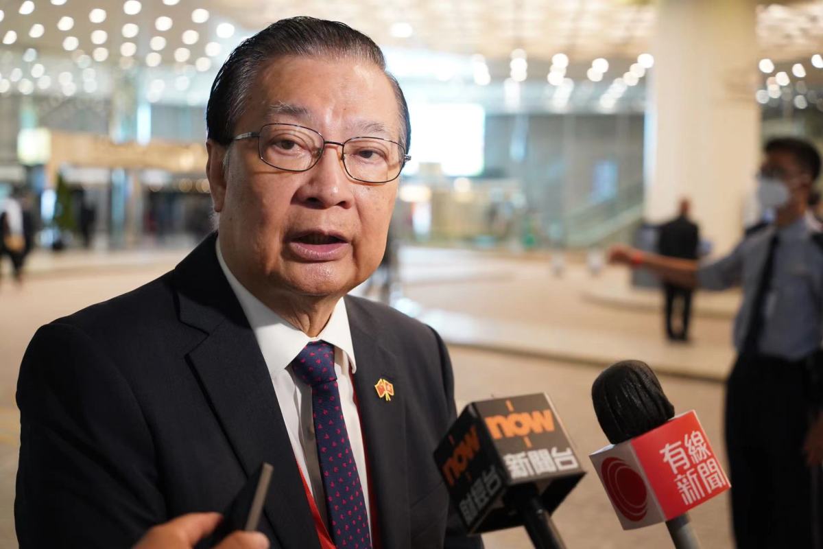 Voter turnout in line with expectations, Tam Yiu-chung says