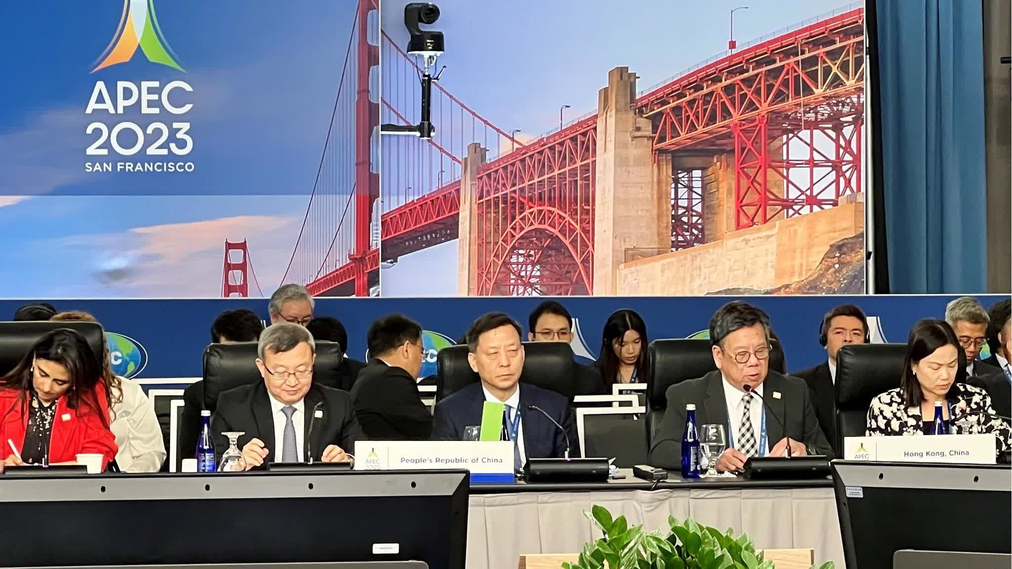 (Full Text) Speech by SCED at plenary session of APEC Ministerial Meeting