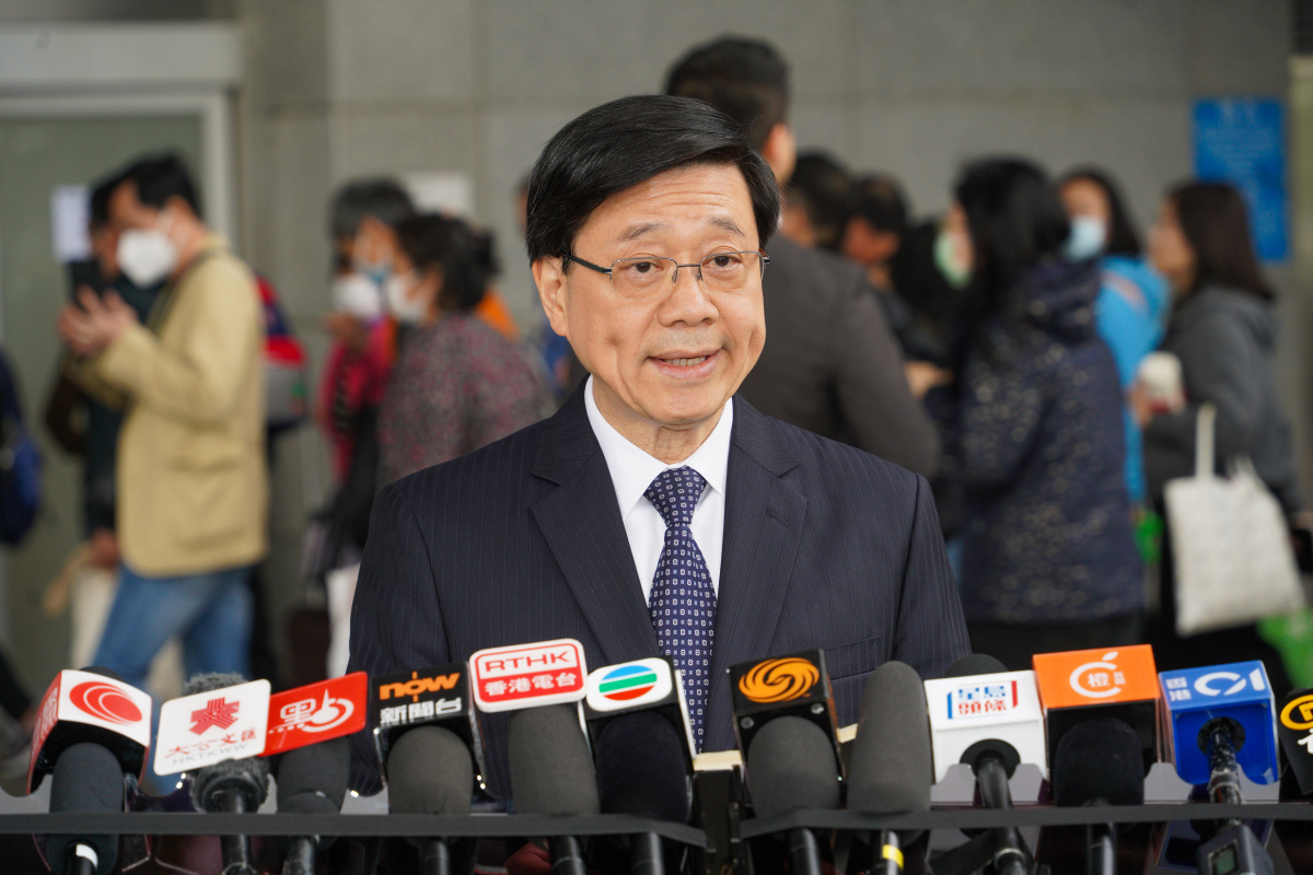 John Lee: Xia Baolong's visit reflects Central Government's support for HK
