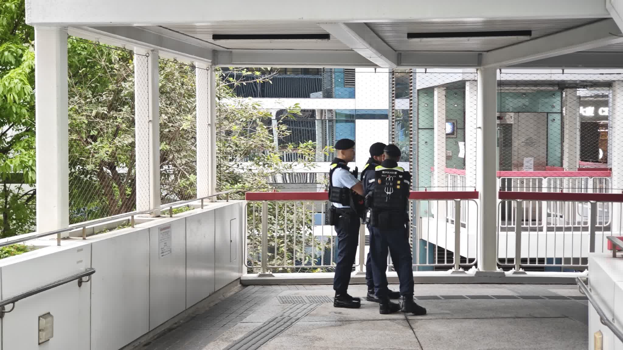 Police presence stepped up around LegCo Complex for Second Reading of ...