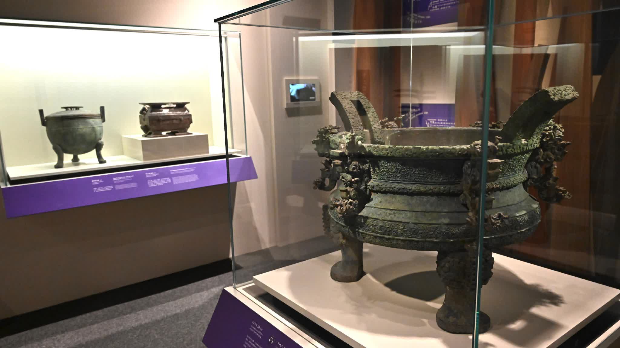 Ancient Chinese relics showcased