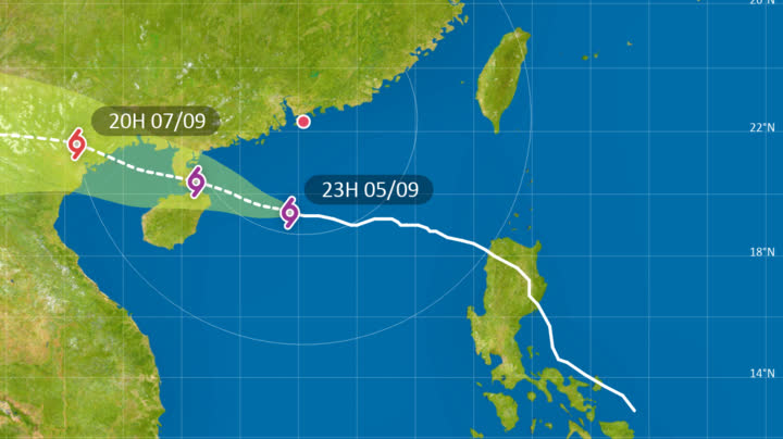 Typhoon Yagi approaches Hainan with intensity rivaling 2014's Rammasun