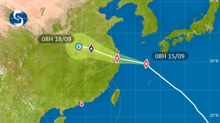 Over 600 flights canceled in Shanghai due to typhoon Bebinca