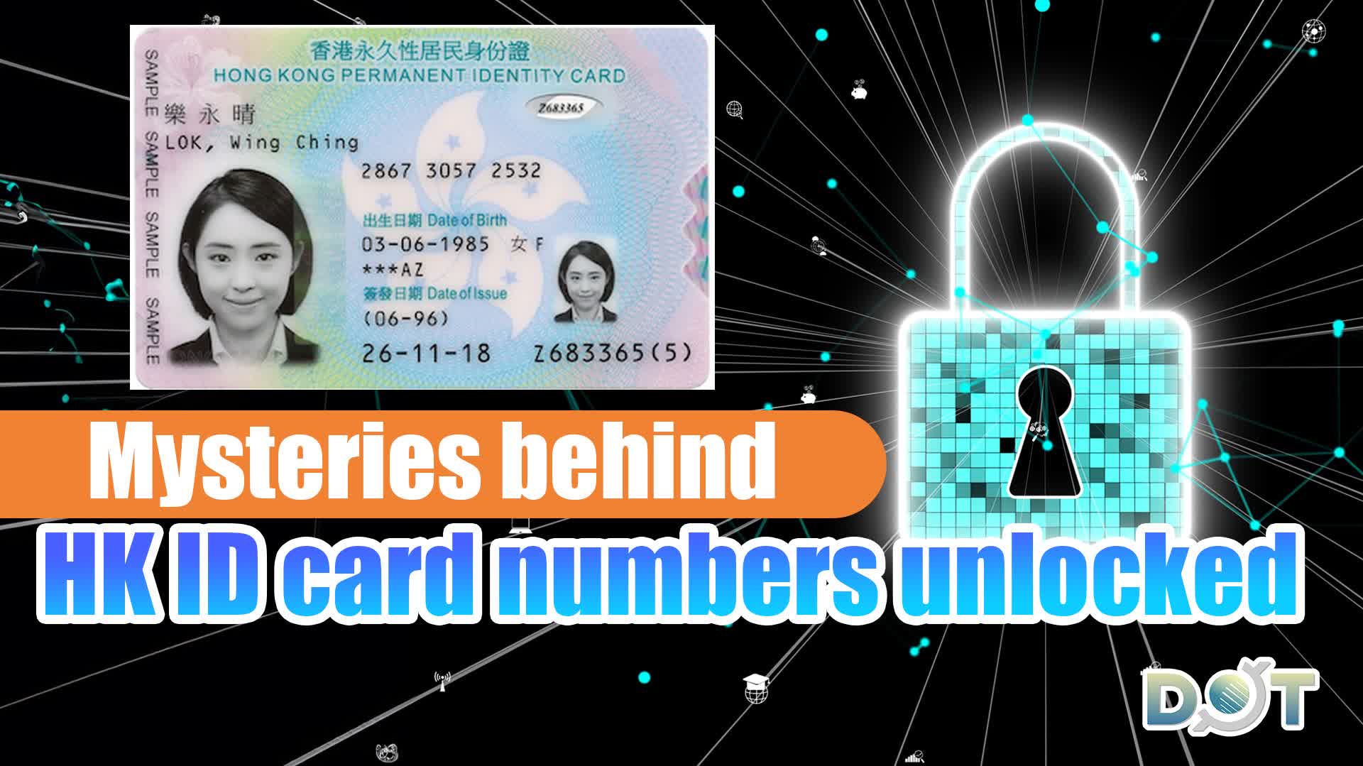 Mysteries behind HK ID card numbers unlocked