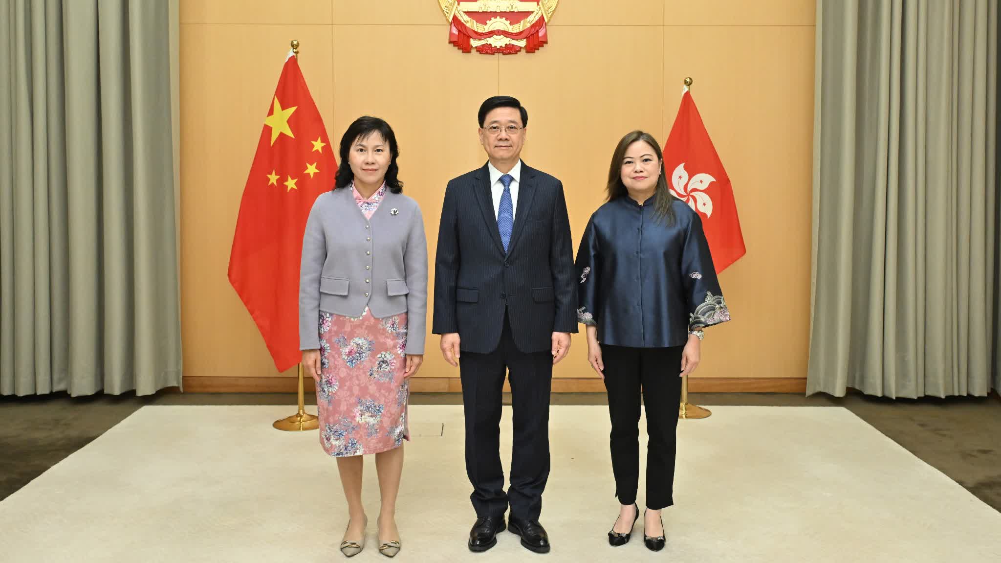 Mable Chan, Rosanna Law take oath of office