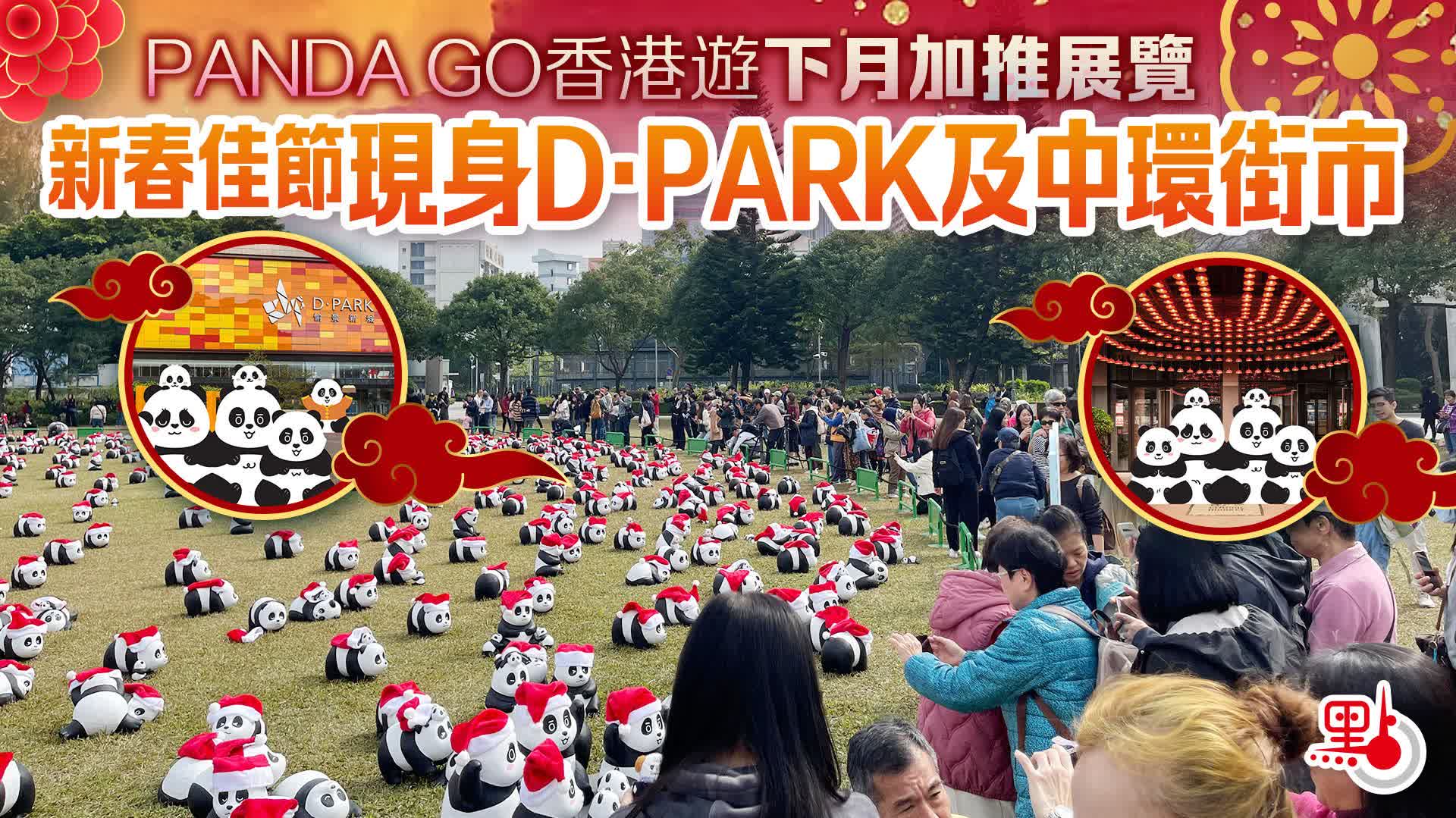 PANDA GO香港遊下月加推展覽 新春佳節現身D·PARK及中環街市 - 點食點玩 - 點新聞