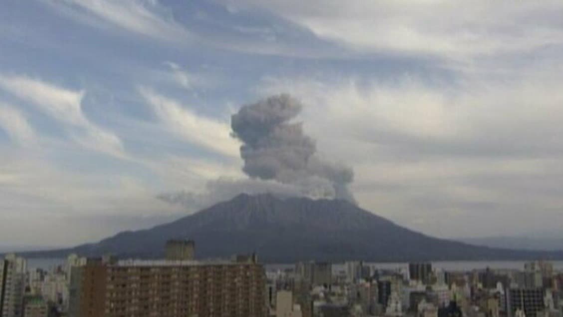 Japan's Sakurajima volcano erupts, ash plume reaches 2,000 meters