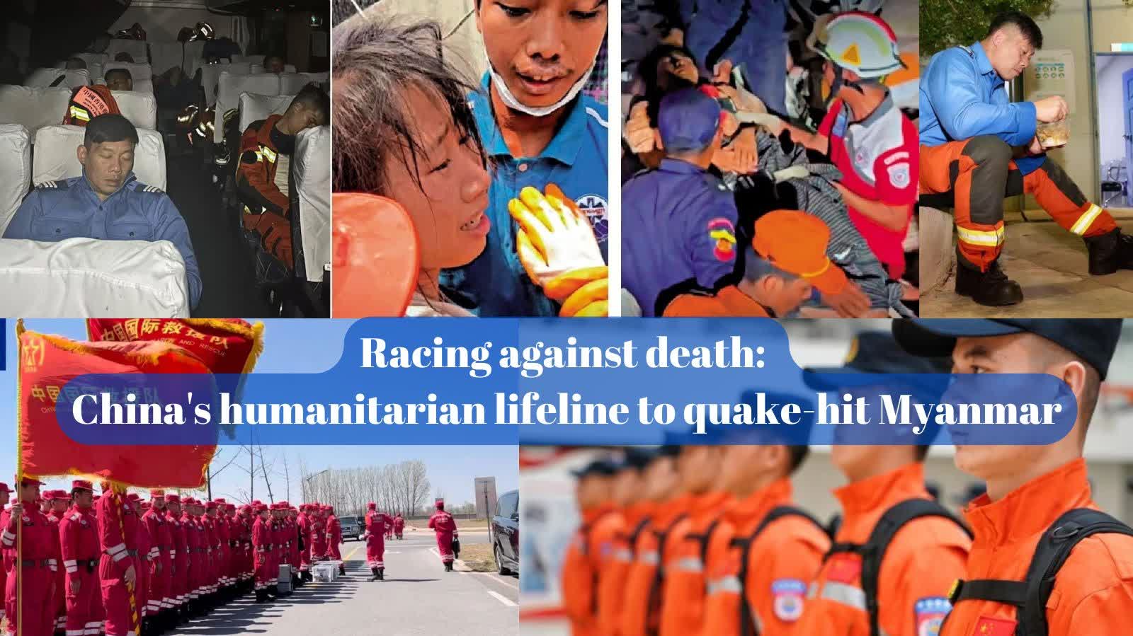 Racing against death: China's humanitarian lifeline to quake-hit Myanmar
