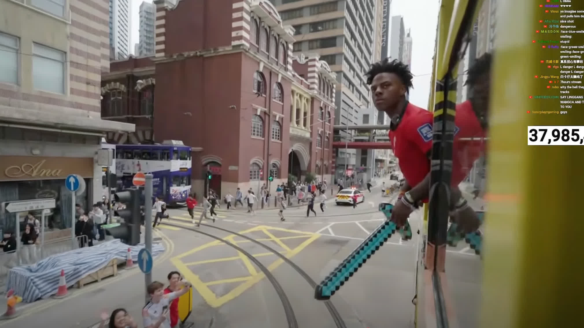 YouTuber IShowSpeed sparks chaos in HK, police receive multiple complaints