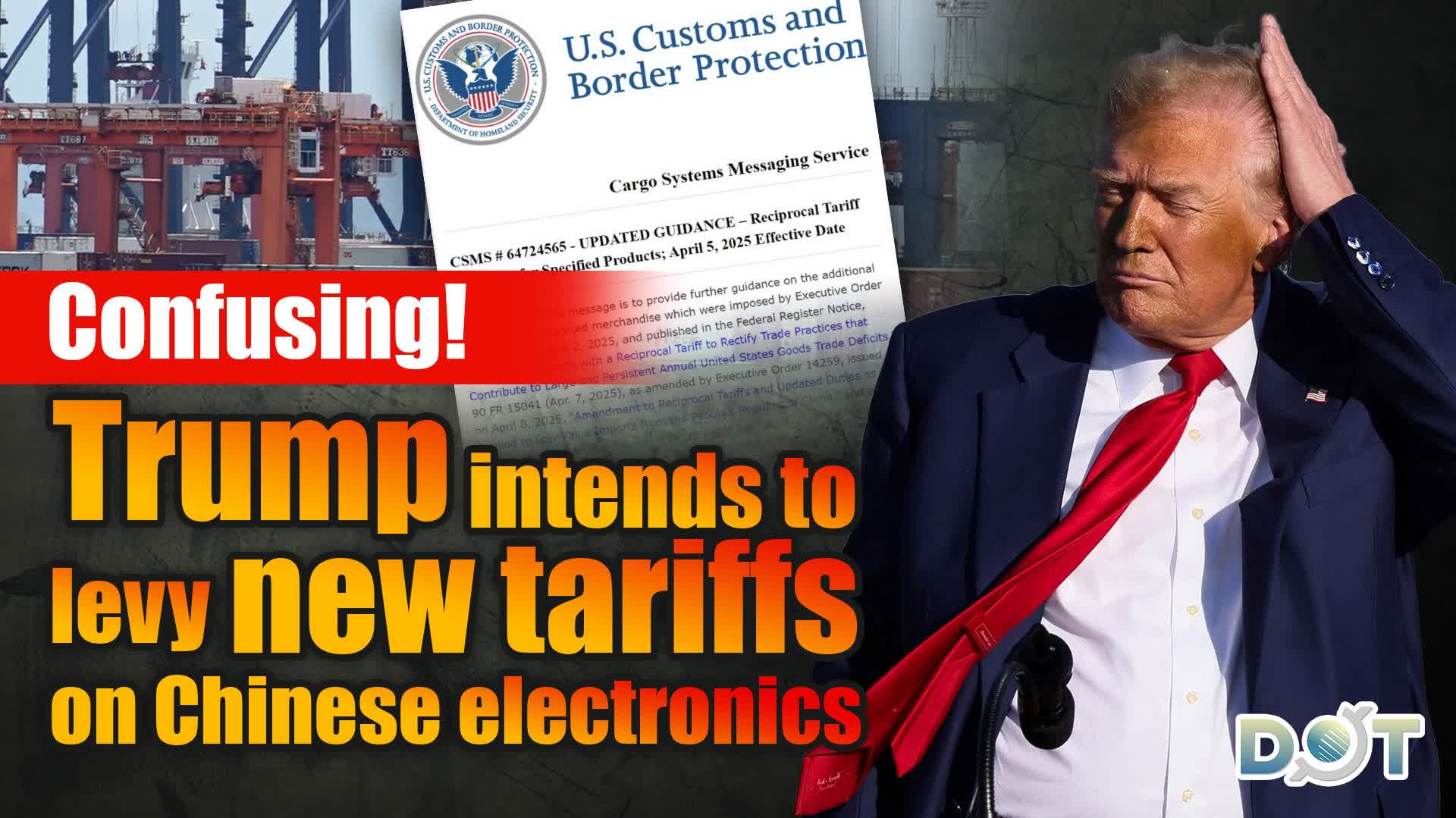 Confusing! Trump intends to levy new tariffs on Chinese electronics