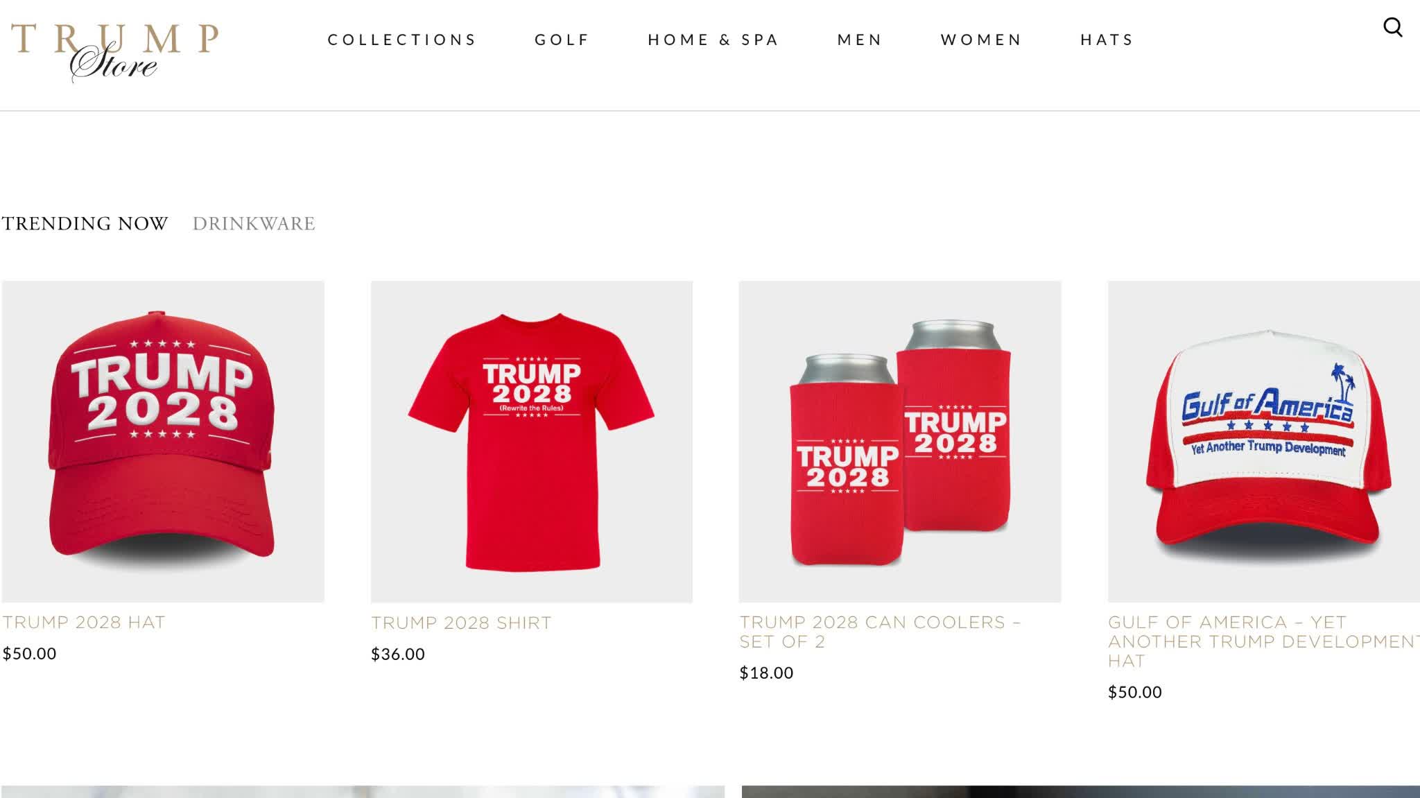 Trump Store sells 'Trump 2028' merchandise, sparking speculation about ...
