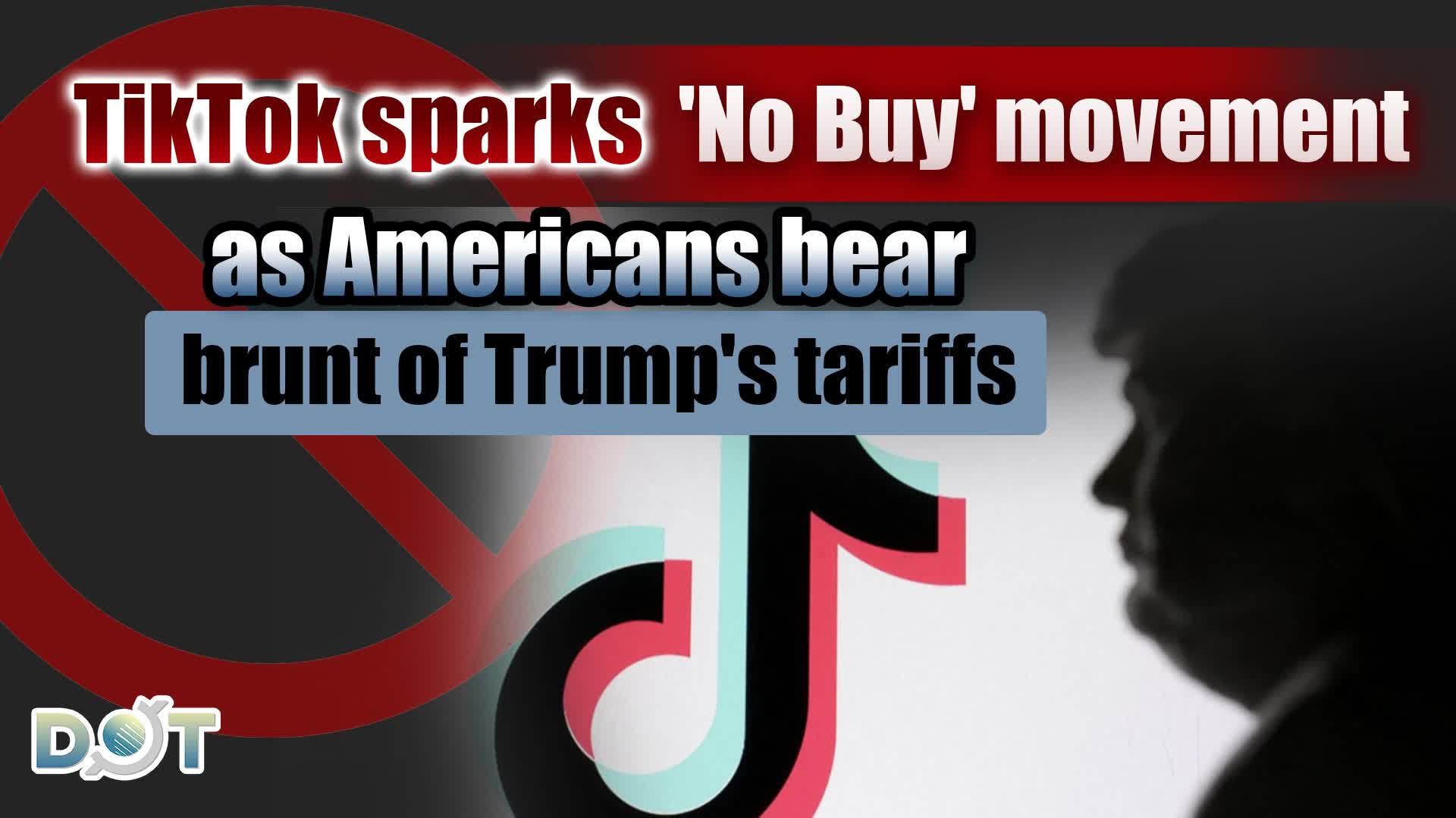 TikTok sparks 'No Buy' movement as Americans bear brunt of Trump's tariffs