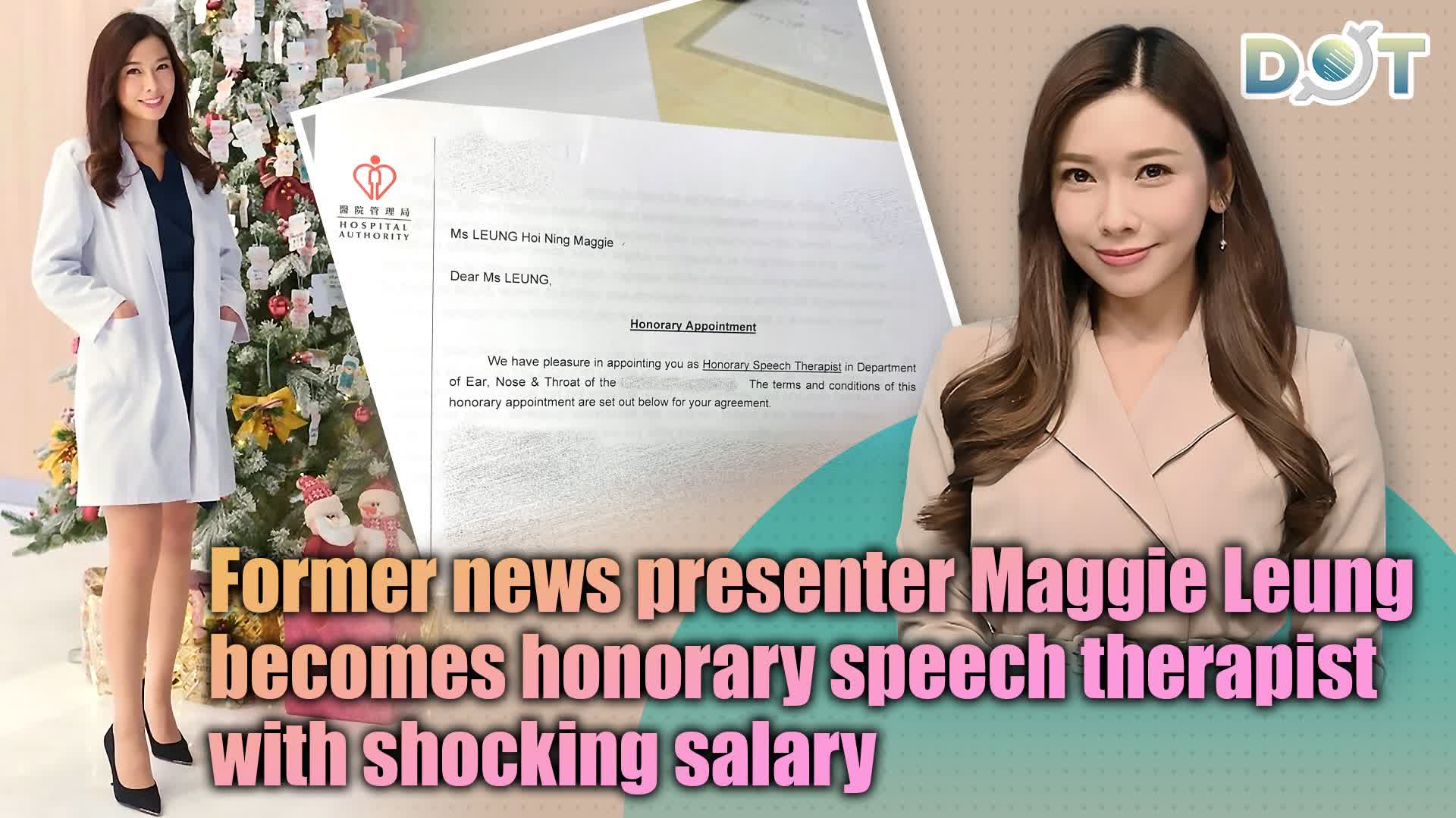 Former news presenter Maggie Leung becomes honorary speech therapist ...