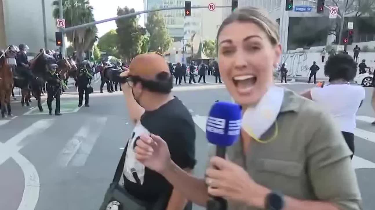 LA's turmoil | Australia raises shooting of reporter at conflict scene ...