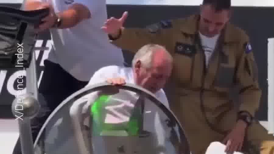 Watch This | French Prime Minister Bayrou stuck in cockpit of Rafale ...