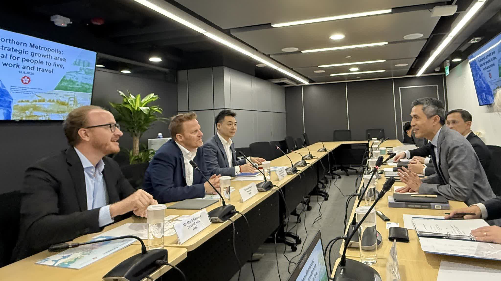 Swiss IMD delegation visits HK to explore Northern Metropolis education ...