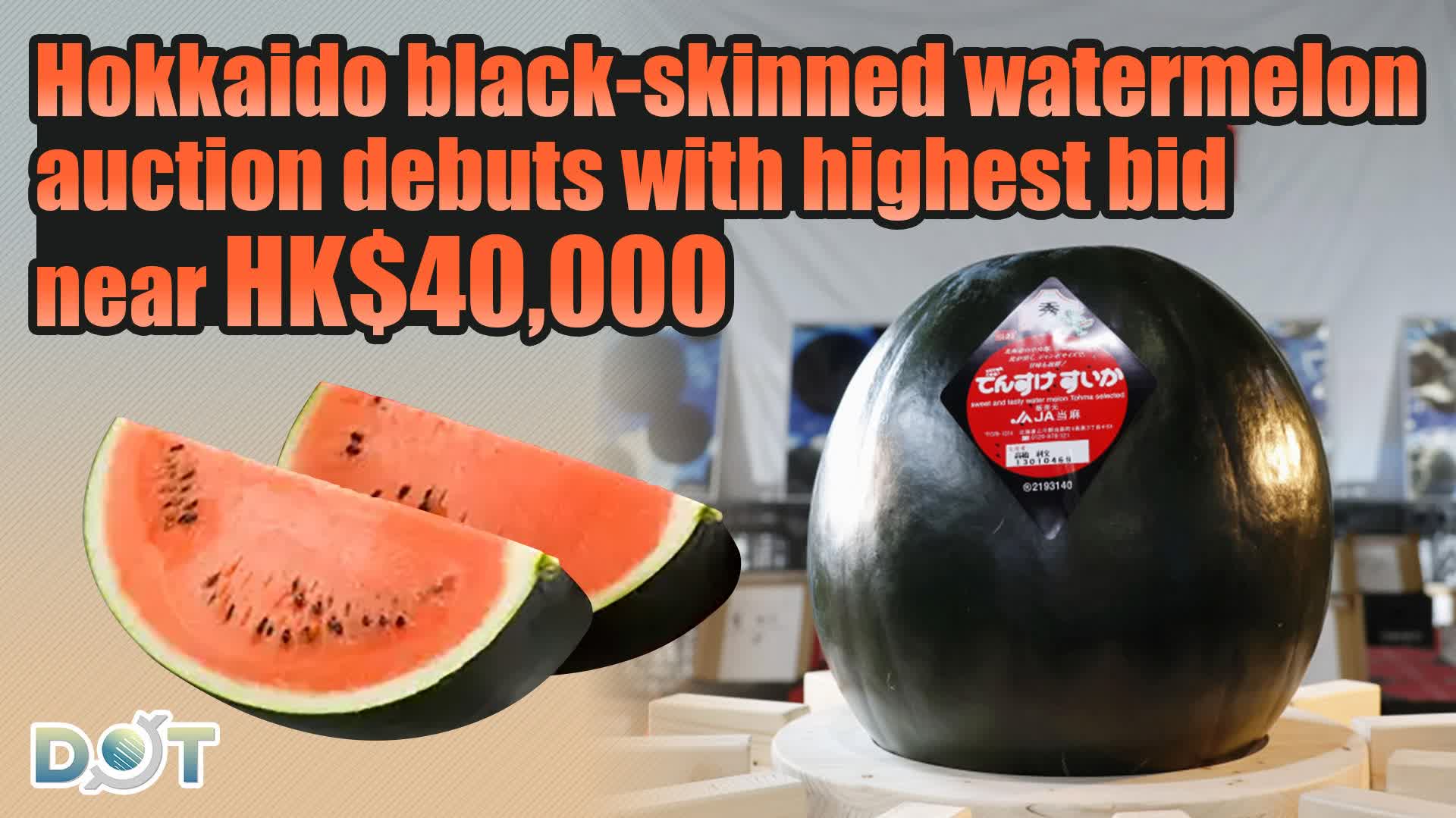 Hokkaido black-skinned watermelon auction debuts with highest bid near ...