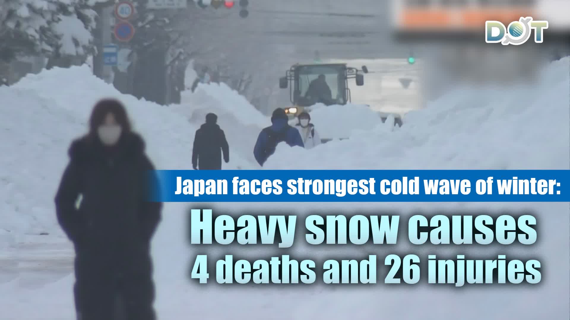 Japan faces strongest cold wave of winter: Heavy snow causes 4 deaths ...